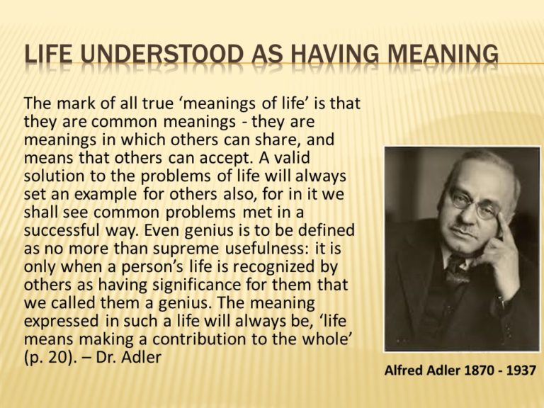 Adler's & Jung's Insights For Artistically Creating Your Life